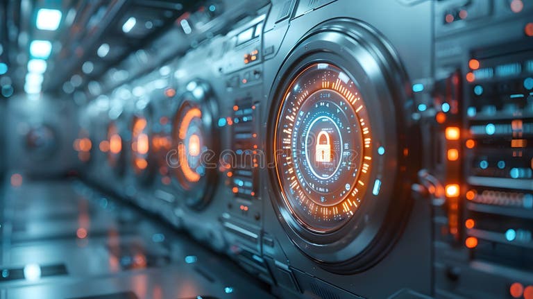 Cybersecurity Shield for Secure Digital Identity Management Stock ...