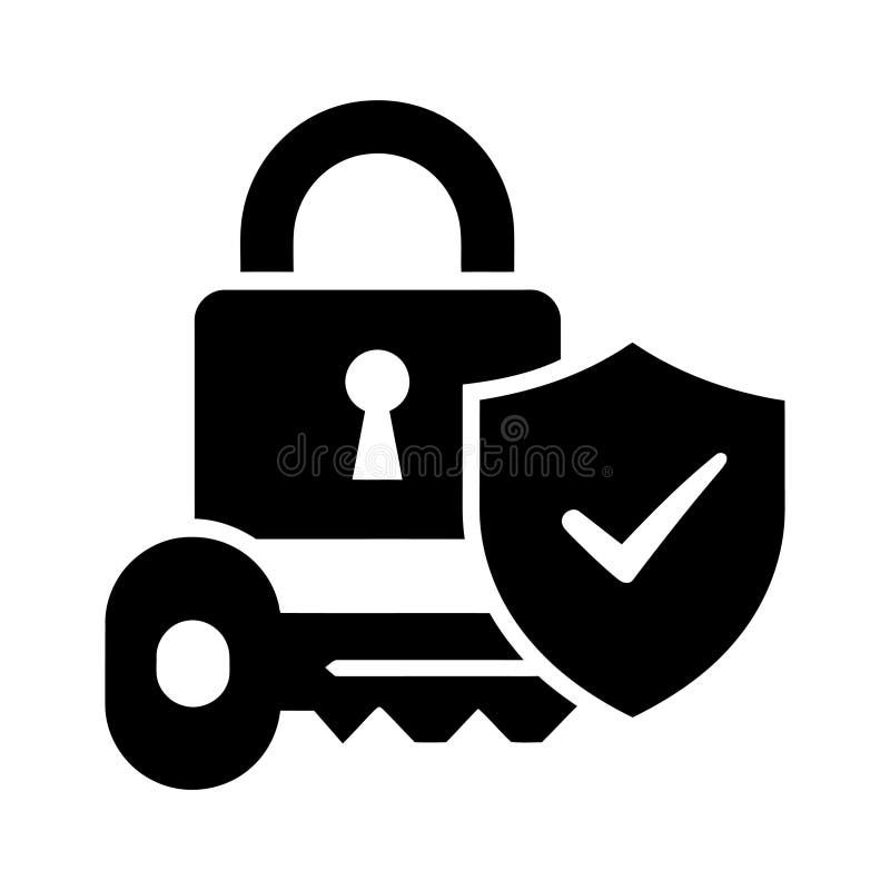 Cybersecurity Symbol, Privacy Protection, Data Encryption, Access ...