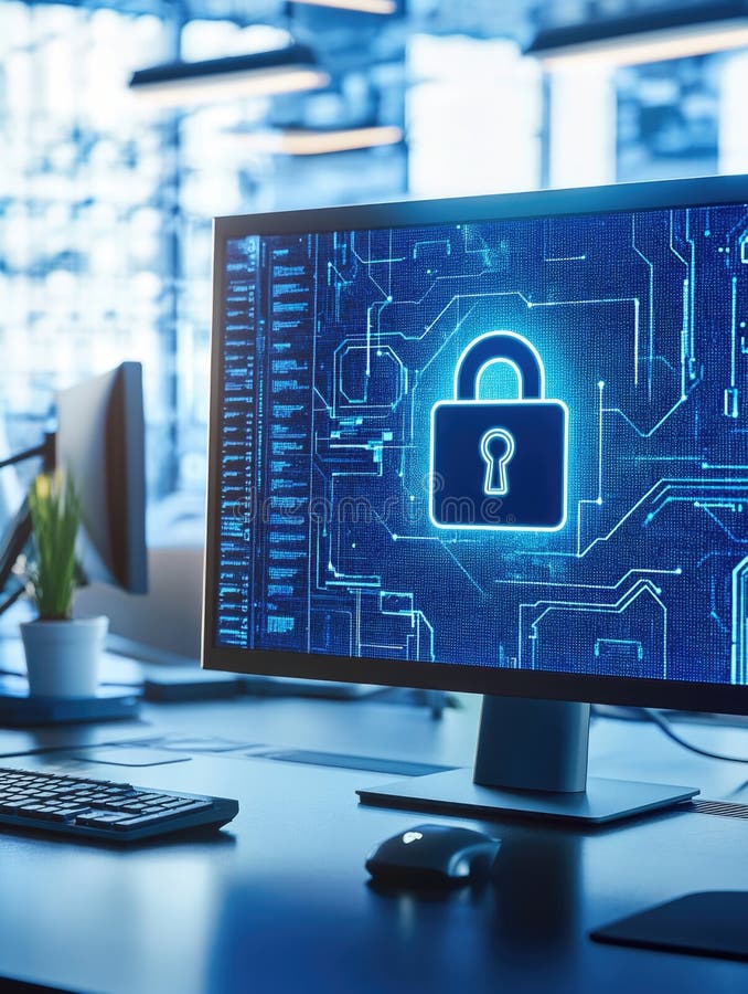 Cybersecurity Technology stock photo. Image of digital - 364317518