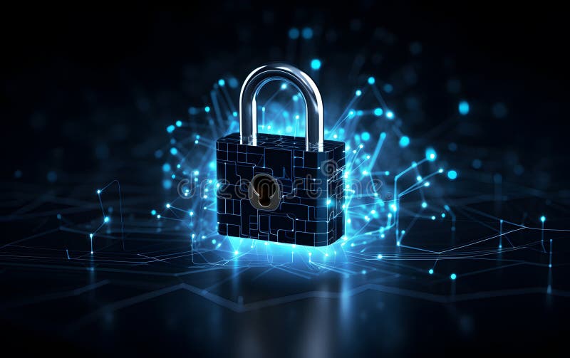 Cybersecurity Technology, Secure Access, Password Protected Stock ...