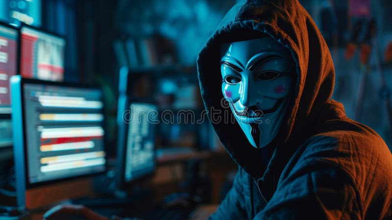 Cybersecurity Threat from Masked Individual Using Multiple Monitors in ...