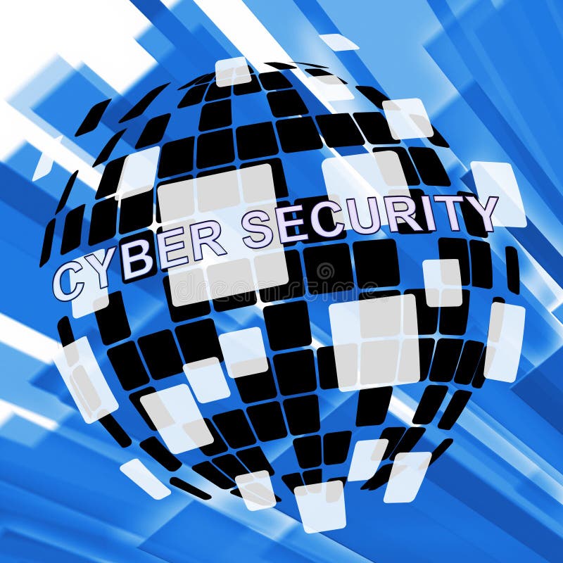 Cybersecurity Threats Cyber Crime Risk 3d Illustration Stock ...