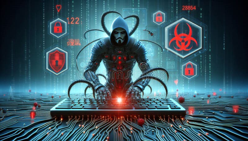 Cybersecurity Threats and Digital Protection Concepts Stock ...