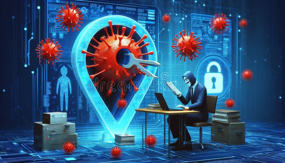 Cybersecurity Threats and Digital Protection Concepts Stock ...