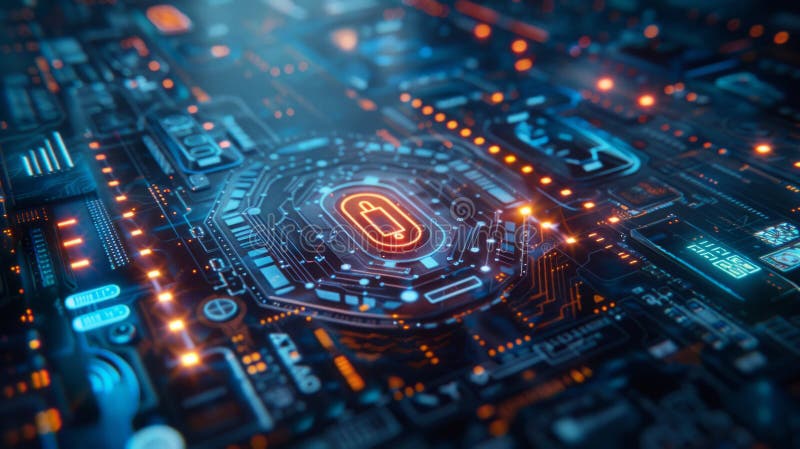 Cybersecurity, Visual Representation of Robust Password Protection and ...