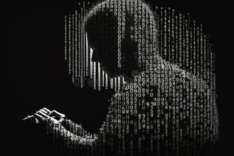 Cybersecurity Vulnerability Hacker Codingmalware Concepthooded Computer Hacker Digital