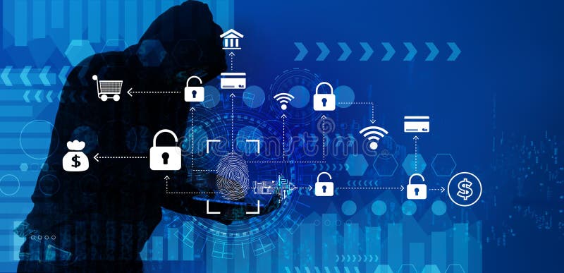 Cybersecurity Vulnerability Log4j And Hacker Coding Malware Concept Hooded Computer Hacker In 0649