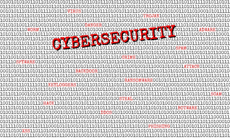 Cybersecurity on White Background Wallpaper, Online Network Security ...