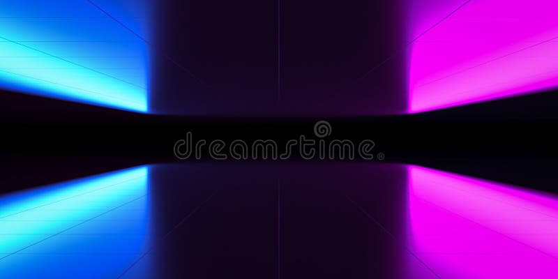 Cyberspace Abstract Background, Virtual Universe, Glowing Way, 3d ...