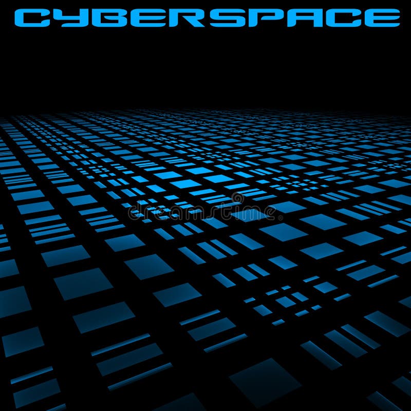 Cyberspace stock illustration. Illustration of matrix - 61678744