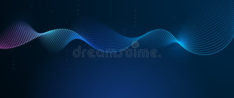 Vector Abstract Cyberspace and Blue Line Pattern Movement, Graphic ...