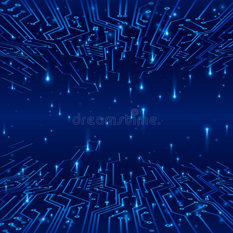 Stream of Binary Code. Abstract Digital Binary Matrix Number Technology Futuristic Concept ...