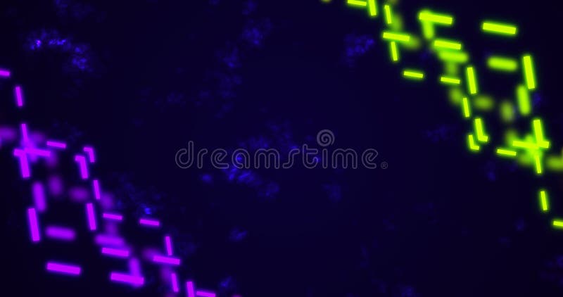 Cyberspace Creative Bg. Stary Clouds Moving with Lines on Diagonal ...