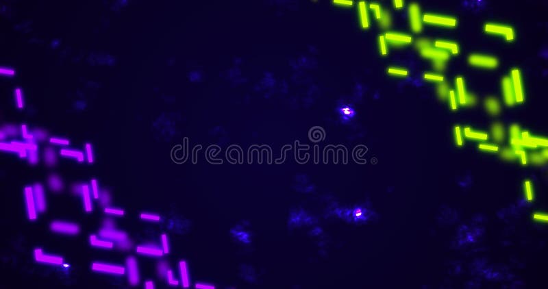 Cyberspace Creative Bg. Stary Clouds Moving with Lines on Diagonal ...