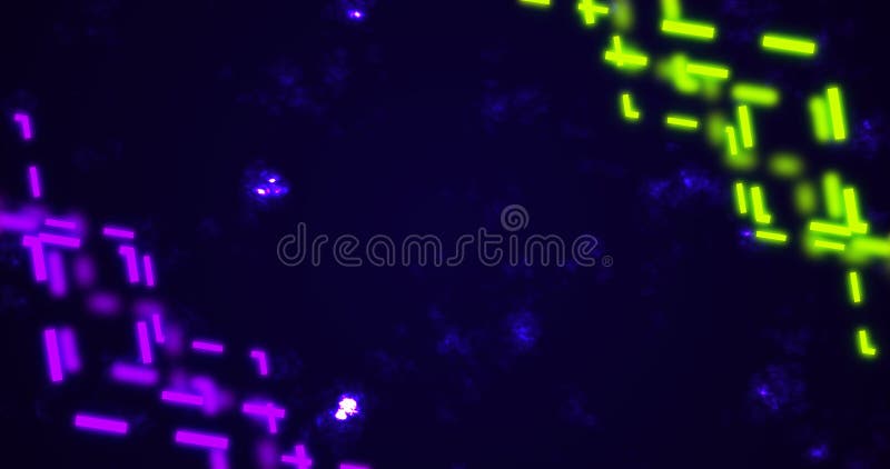 Cyberspace Creative Bg. Stary Clouds Moving with Lines on Diagonal ...