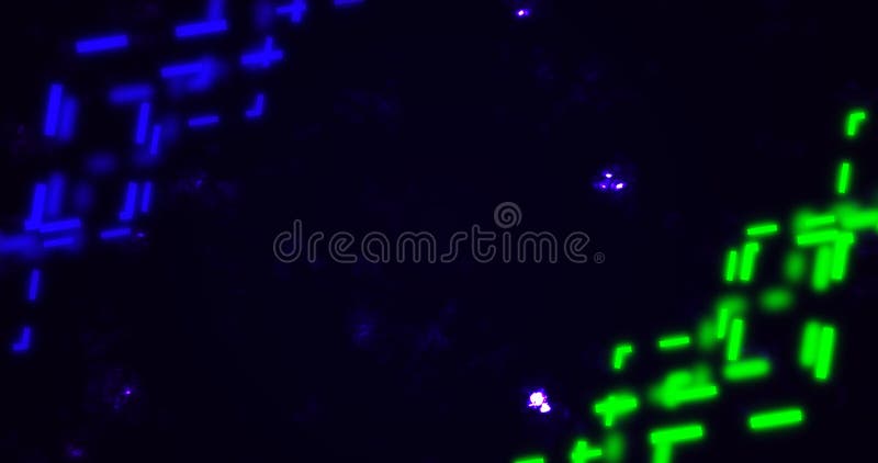 Cyberspace Creative Bg. Stary Clouds Moving with Lines on Diagonal ...