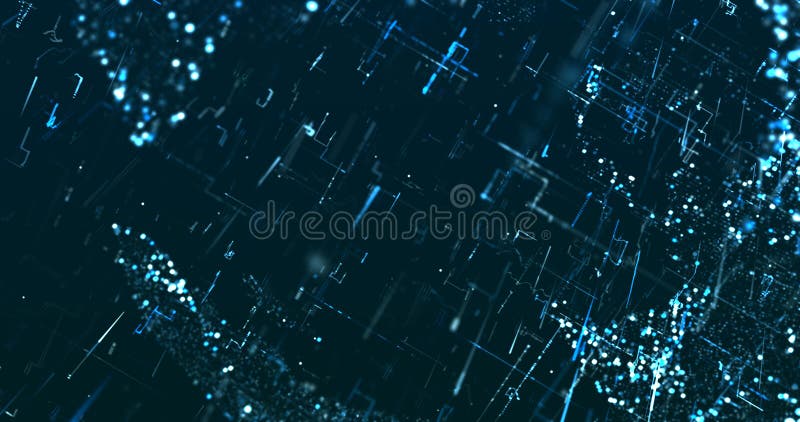 Digital Space World 3d Data Earth Background 3d Rendering Stock ...