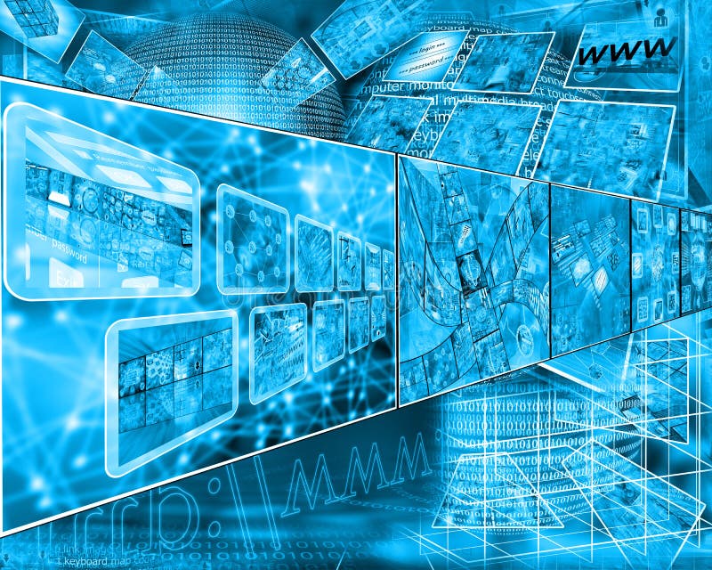 Cyberspace stock photo. Image of binary, internet, code - 58346212