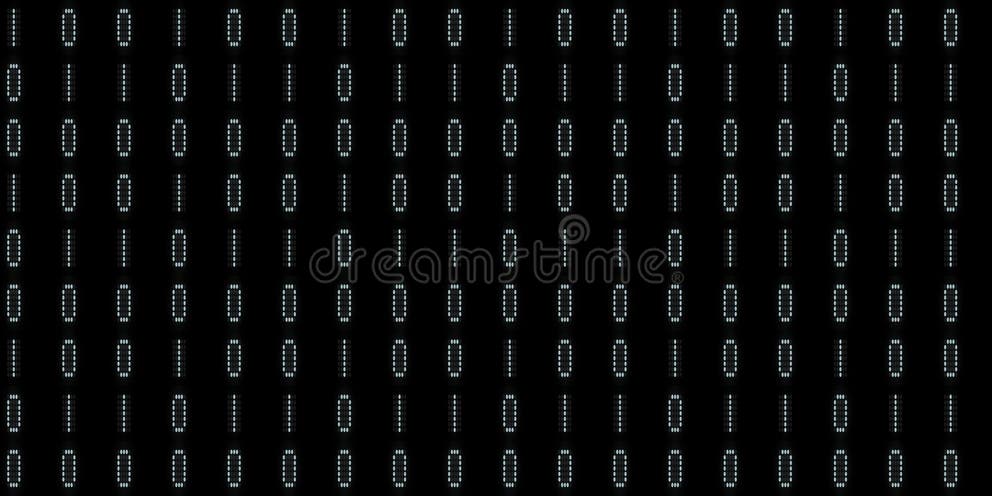 Cyberspace Texture. Numeric Binary Creative Surface. Numeral Tech Design Backdrop. Abstract ...