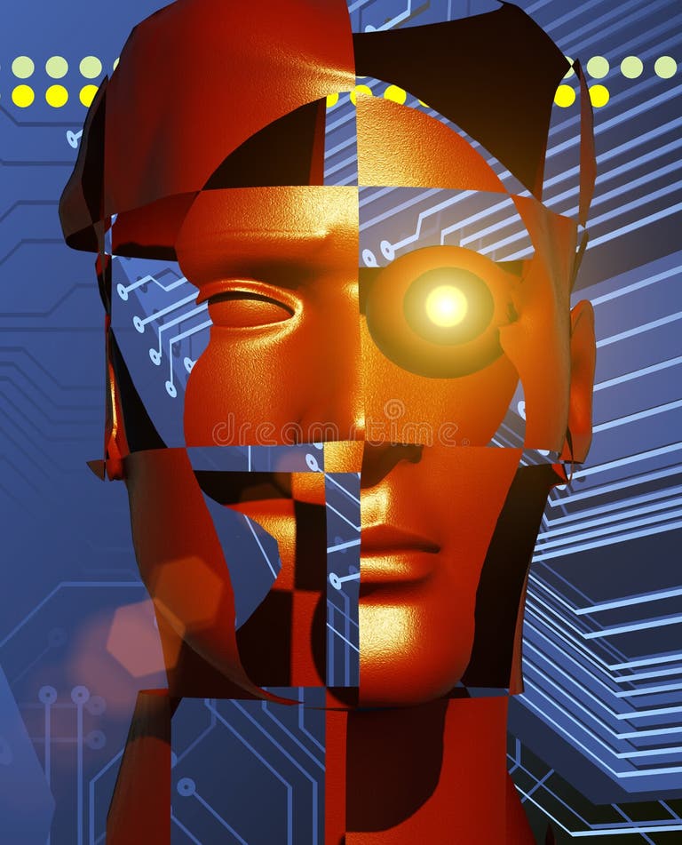 Male Cyborg Computer Stock Illustrations – 4,713 Male Cyborg Computer ...