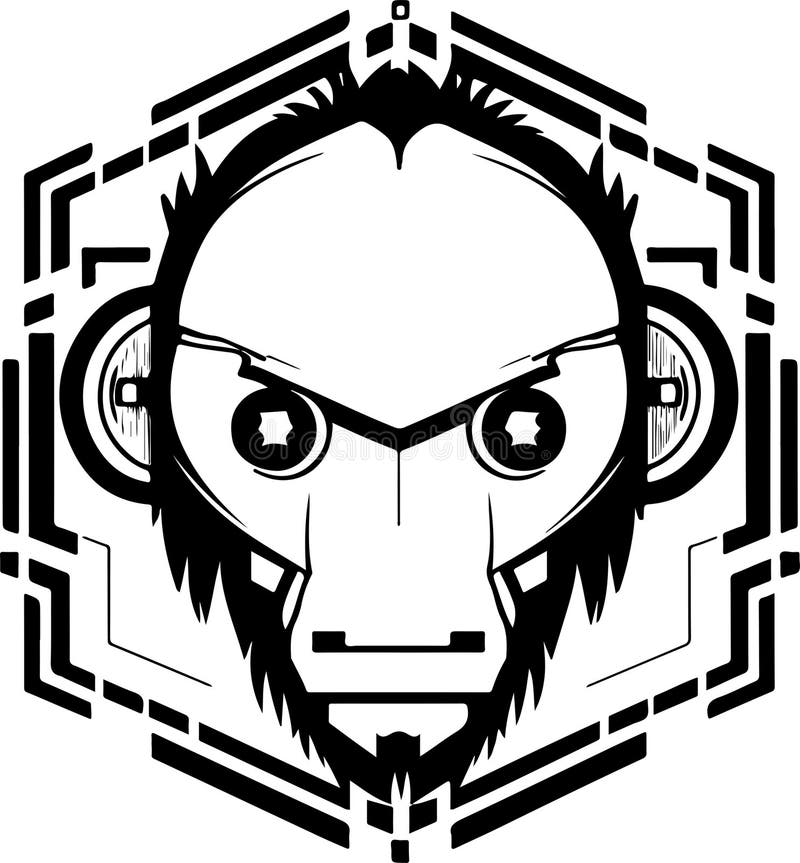 Monkey Tech Logo Design. Animal Monkey Finger Print Logo Design. Modern ...