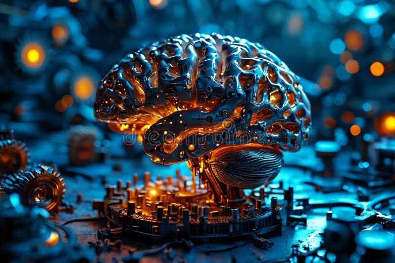 Mechanical Cyborg Brain Stock Illustrations – 6,003 Mechanical Cyborg ...