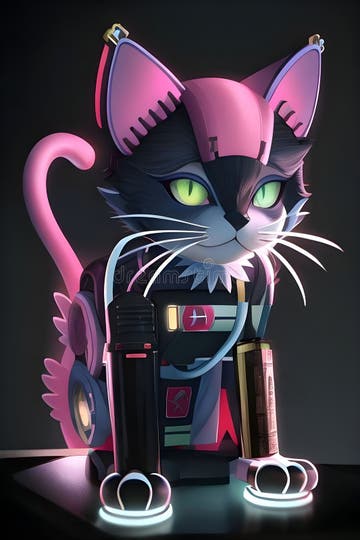Cyborg Cats Stock Illustrations – 94 Cyborg Cats Stock Illustrations ...