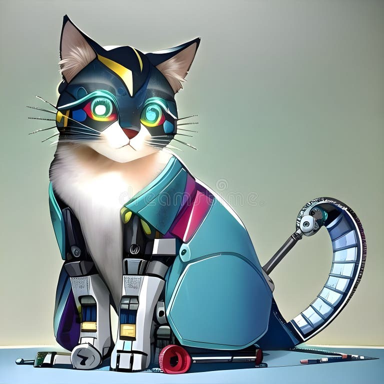 Cyborg Cats Stock Illustrations – 94 Cyborg Cats Stock Illustrations ...
