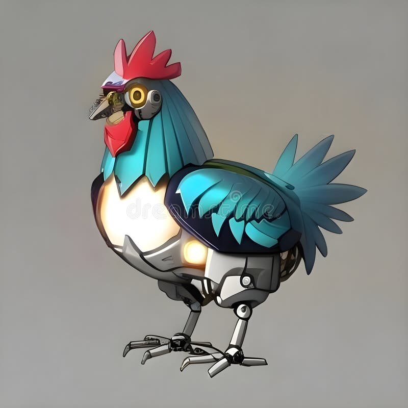 Cyborg Chicken Stock Illustrations – 46 Cyborg Chicken Stock ...