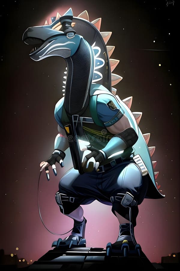 The Cyborg Dinosaur T-Rex Design AI Model is an Advanced Artificial ...