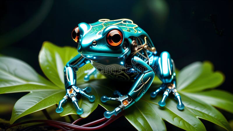Perfect Balance - Hybrid Frog, Captivating Eyes, Evolves in Mechanical ...