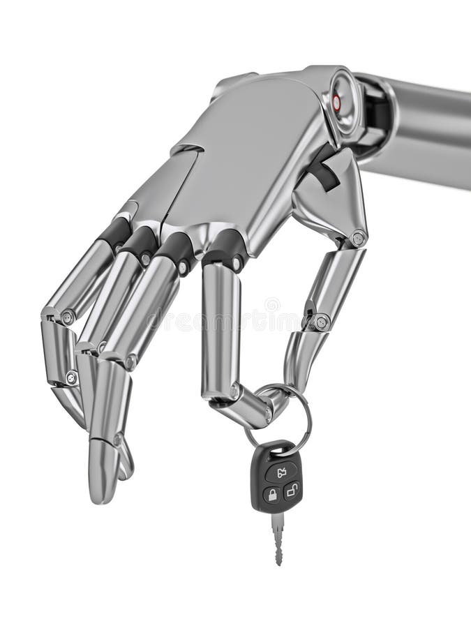 Cyborg hand isolated stock illustration. Illustration of mechanic ...