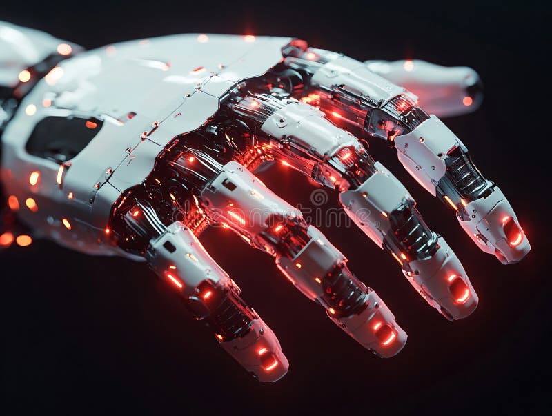 Cyborg Hand Finger Pointing, Technology of Artificial Intelligence ...