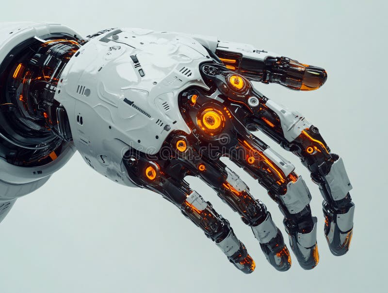 Cyborg Hand Finger Pointing, Technology of Artificial Intelligence ...