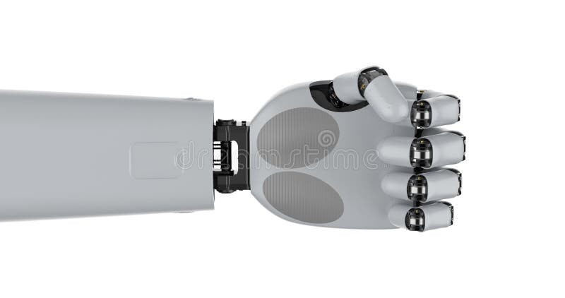 Robotic fist stock illustration. Illustration of cyborg - 87925883