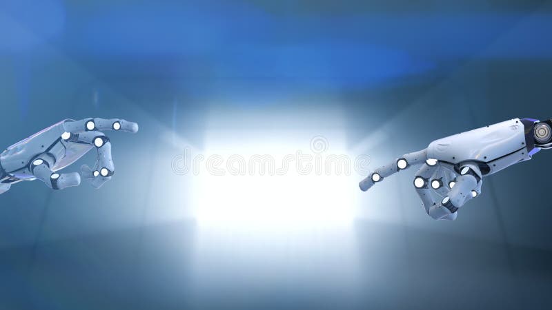 Cyborg Hand on Green Screen Stock Footage - Video of android, finger ...