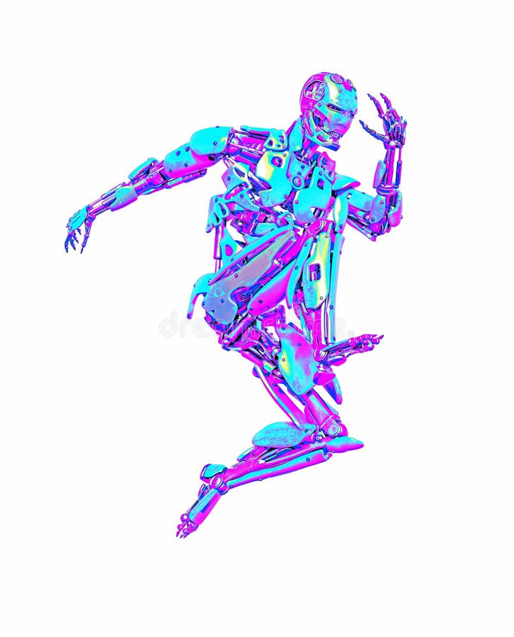 Cyborg Jumping Stock Illustrations – 345 Cyborg Jumping Stock ...