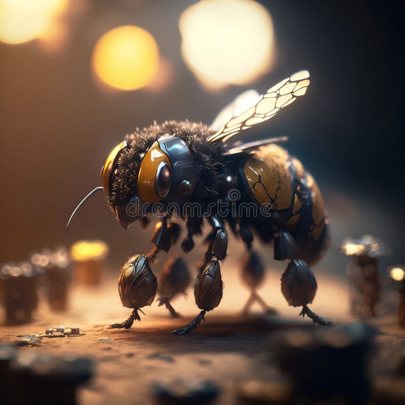 Robot Cyborg Bee Stock Illustrations – 237 Robot Cyborg Bee Stock ...
