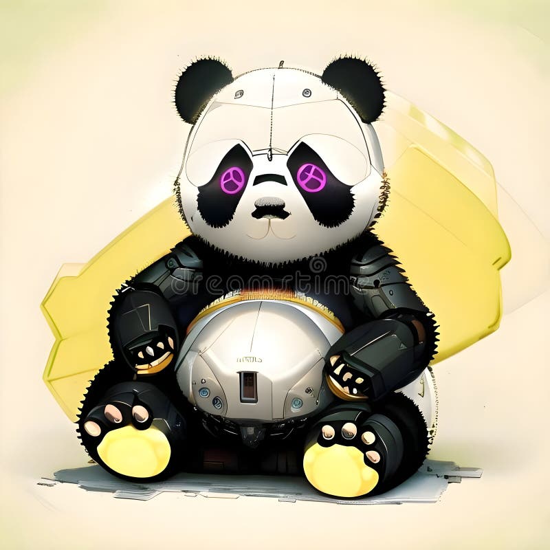 Cyborg Pandas Stock Illustrations – 4 Cyborg Pandas Stock Illustrations ...