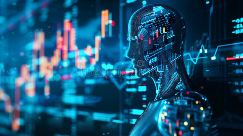 Cyborg Robot, Concept of Artificial Intelligence for Industrial ...