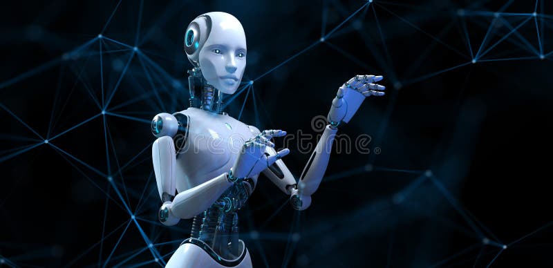 RPA Robotic Process Automation Innovation Technology Concept. Stock ...