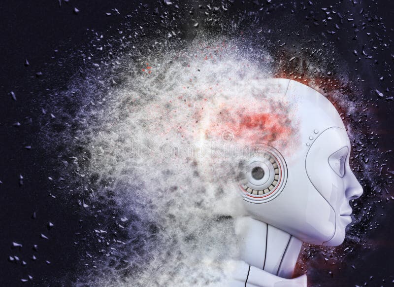 Broken Cyborg Stock Illustrations – 1,019 Broken Cyborg Stock ...