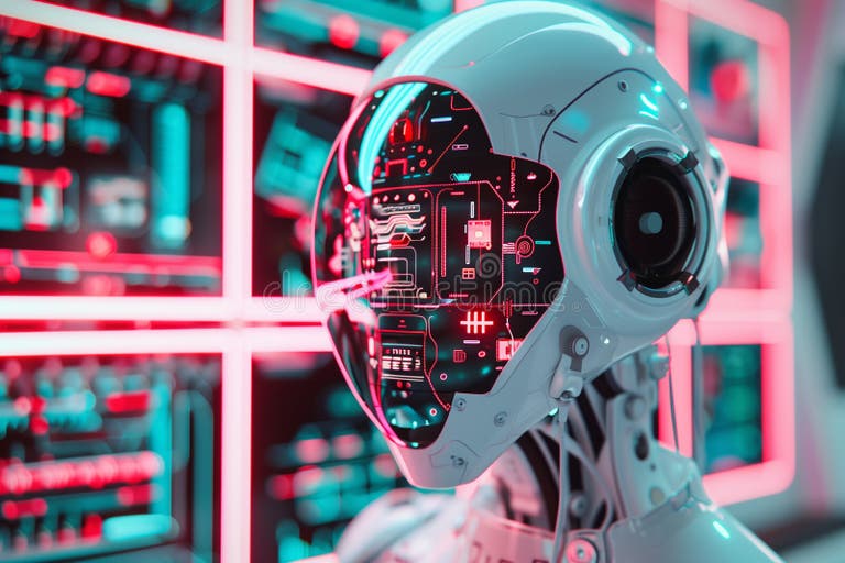 Advanced Server Robot Stock Illustrations – 694 Advanced Server Robot ...