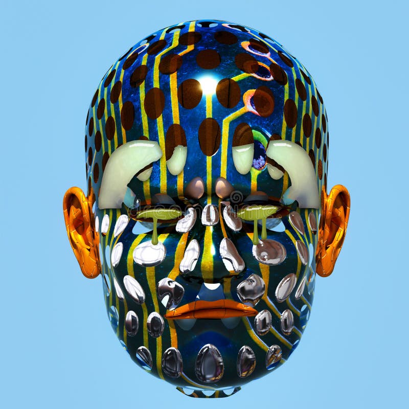 Cyborg stock illustration. Illustration of computer, intelligence ...