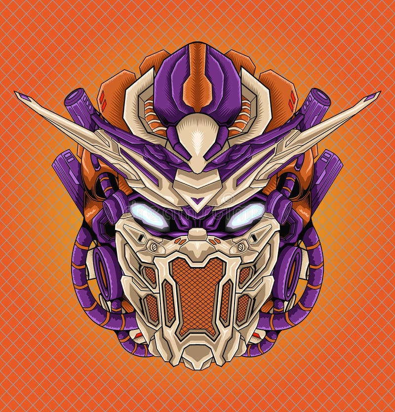 Robotic Samurai Stock Illustrations – 280 Robotic Samurai Stock ...