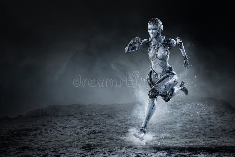 Silver Cyborg Woman Stock Illustrations – 595 Silver Cyborg Woman Stock ...