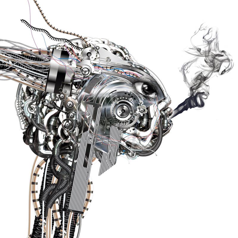 Cyborg Parts stock illustration. Illustration of artwork - 14595334