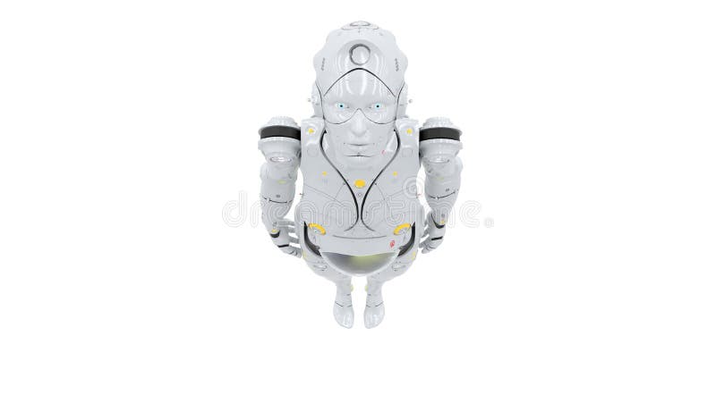 Technology Robot Sai Fi Robots 3d Render Stock Illustration ... Technology Robot Sai Fi Robots 3d Render Stock Illustration ...