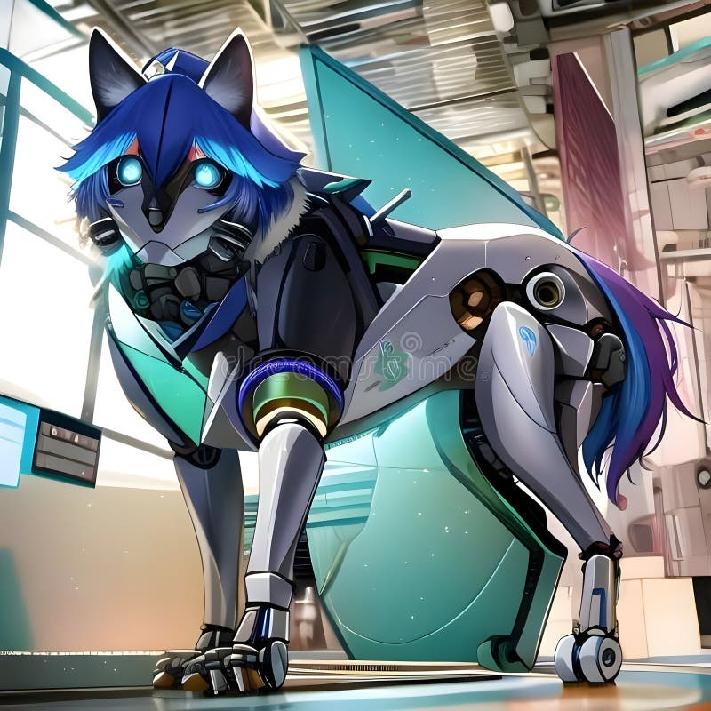 Cyborg Wolf Stock Illustrations – 305 Cyborg Wolf Stock Illustrations ...