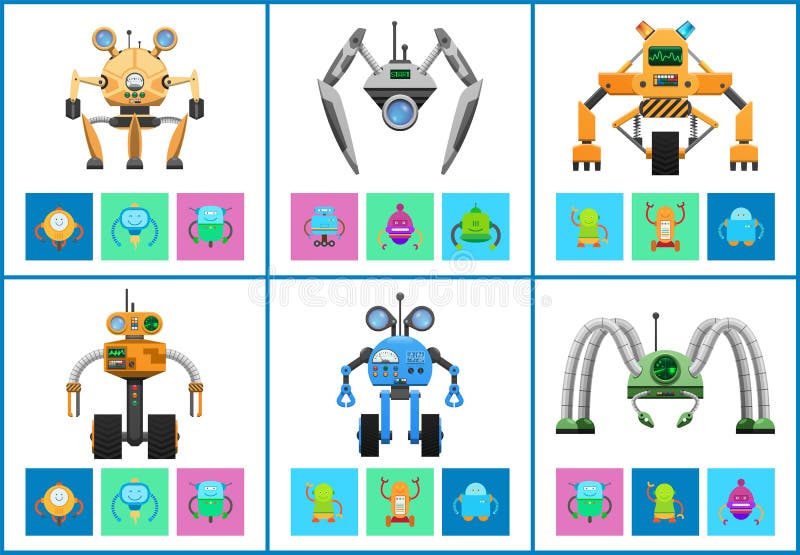 Different Cyborgs Stock Illustrations – 29 Different Cyborgs Stock ...